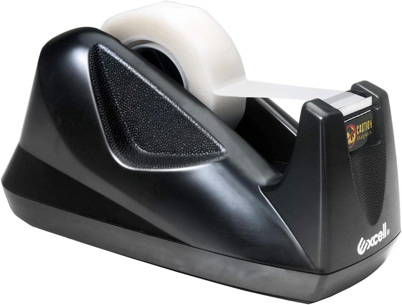Excell Desk Tape Dispenser (1" core) with Non-Skid Base, Desktop Tape ...