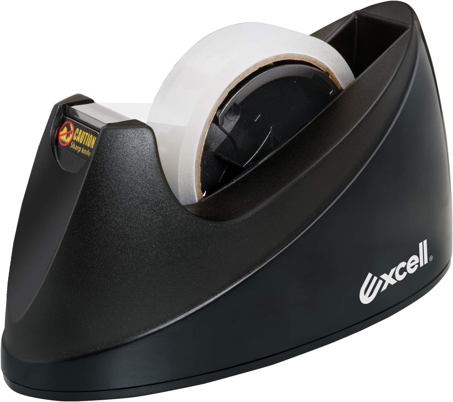 Excell Dualcore Desktop Tape Dispenser – 1” & 3” Core with Sand ...