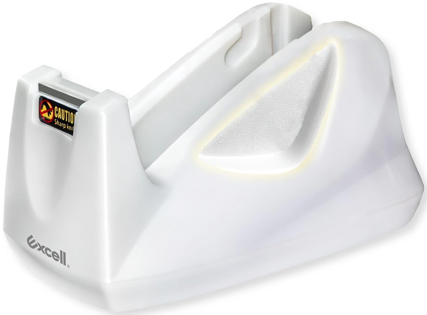 Excell EX-11425WH Dual Core Tape Dispenser, White; 1 Inch and 3 Inch ...