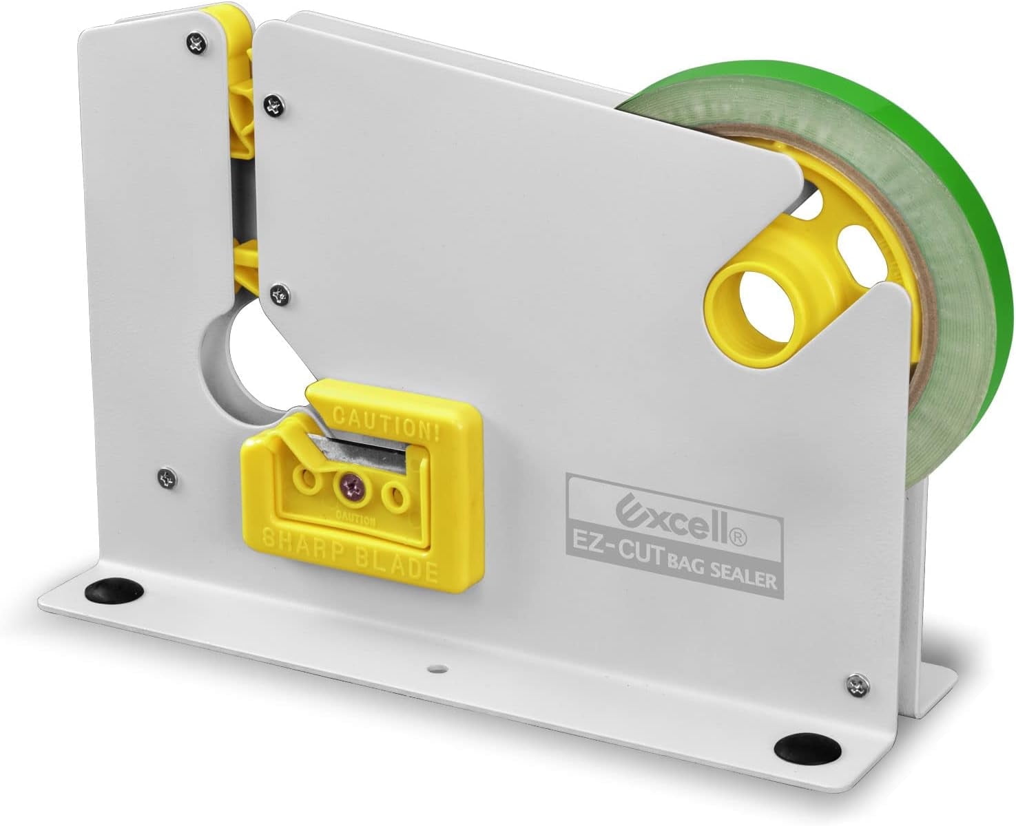 Excell EZ-CUT Tape Bag Sealer with Trimmer Blade, Bag Neck Sealer Fit 9 ...
