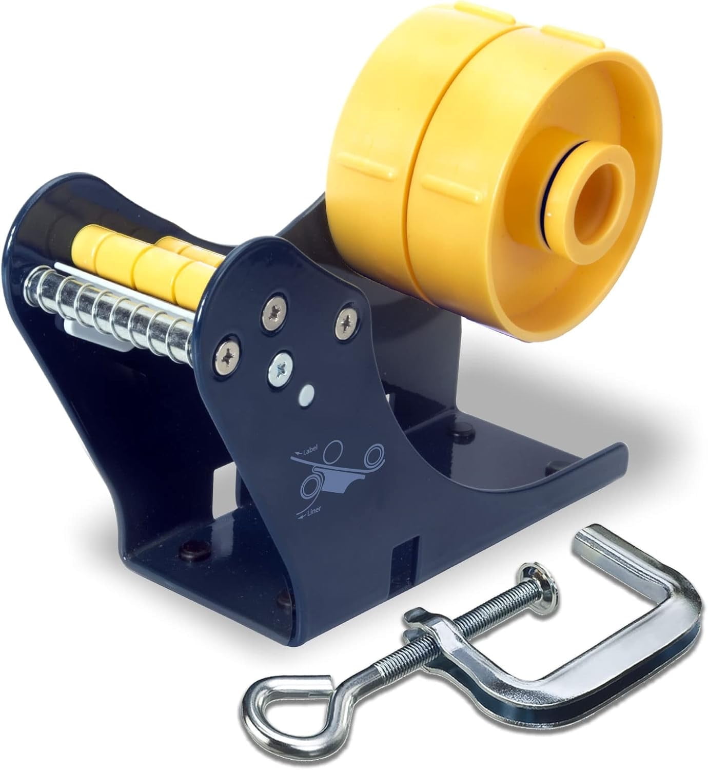 Manual Label Dispenser with C-clamp for Shipping Supplies - Walmart ...