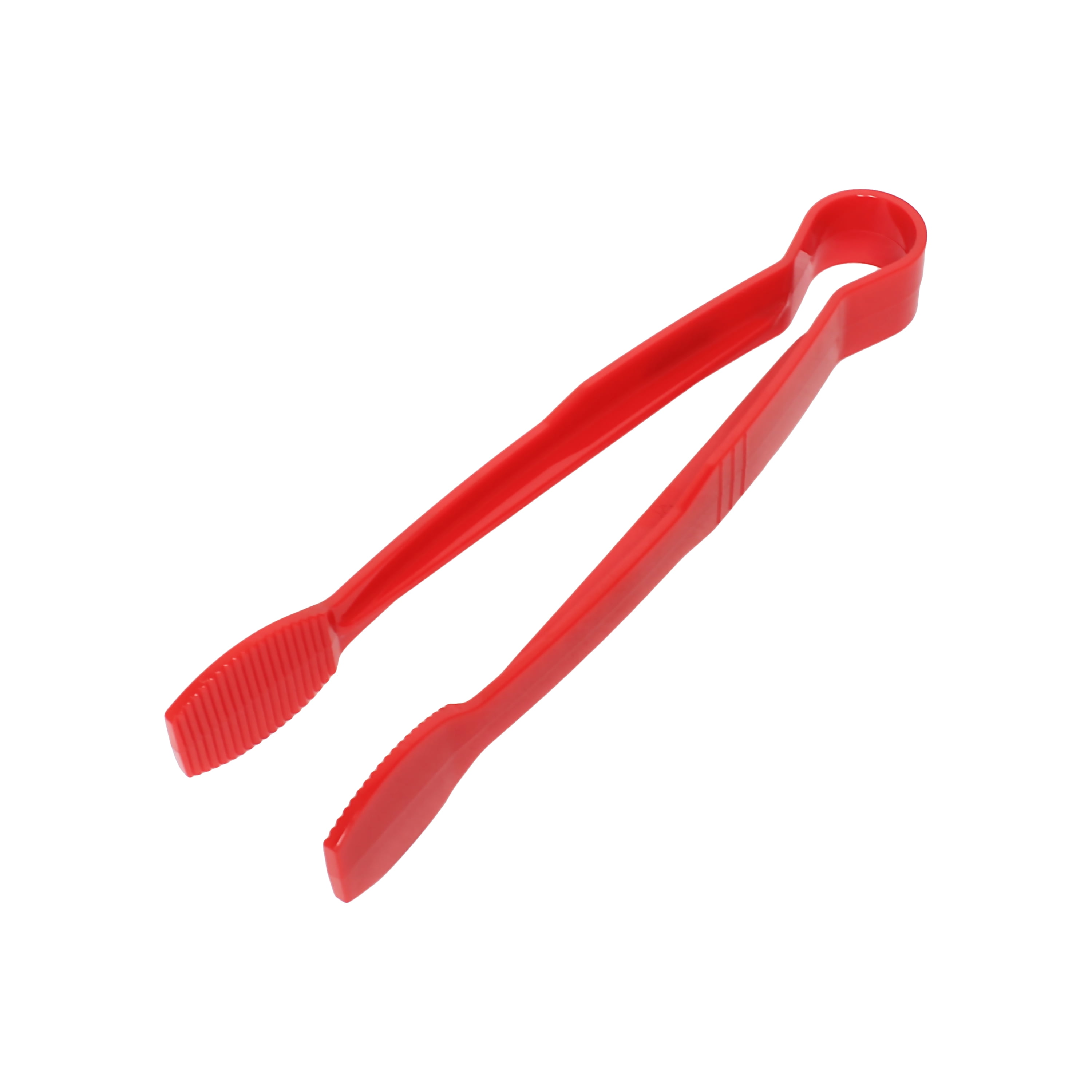 Excellante 12" flat grip tong, polycarbonate, red color, comes in each ...