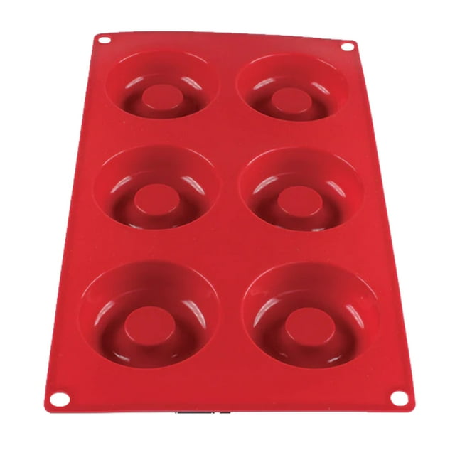 Excellante 2.1 Oz, Savarin High Heat Silicone Baking Mold, 6 Cavities ...