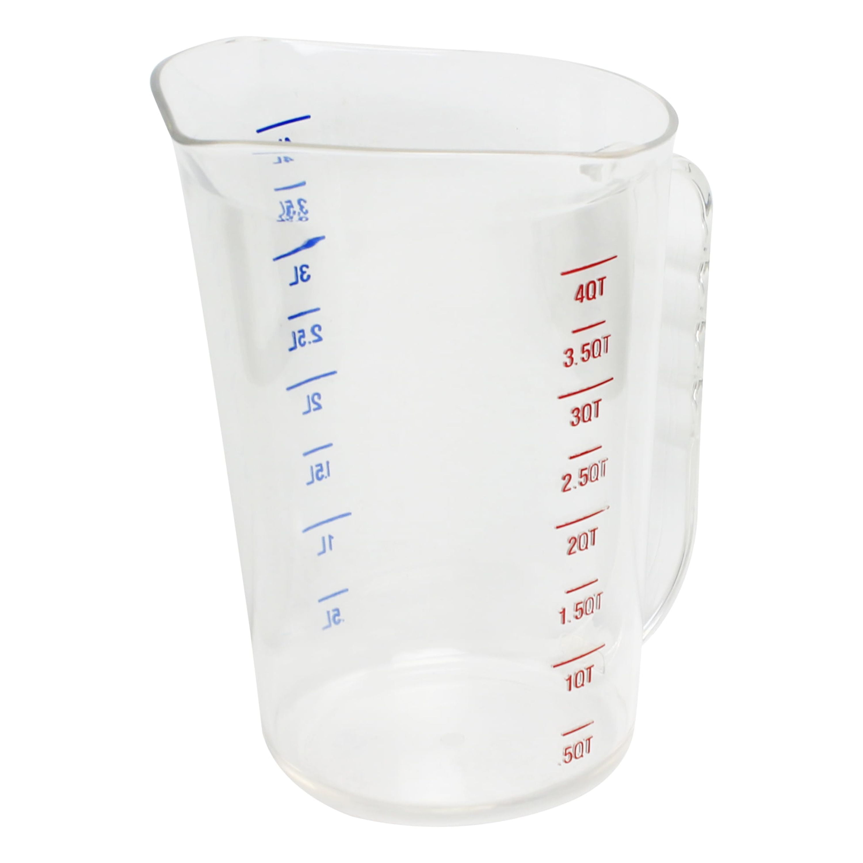 Excellante 4 quart/ 4 liter Polycaronate measuring cup, comes in each ...
