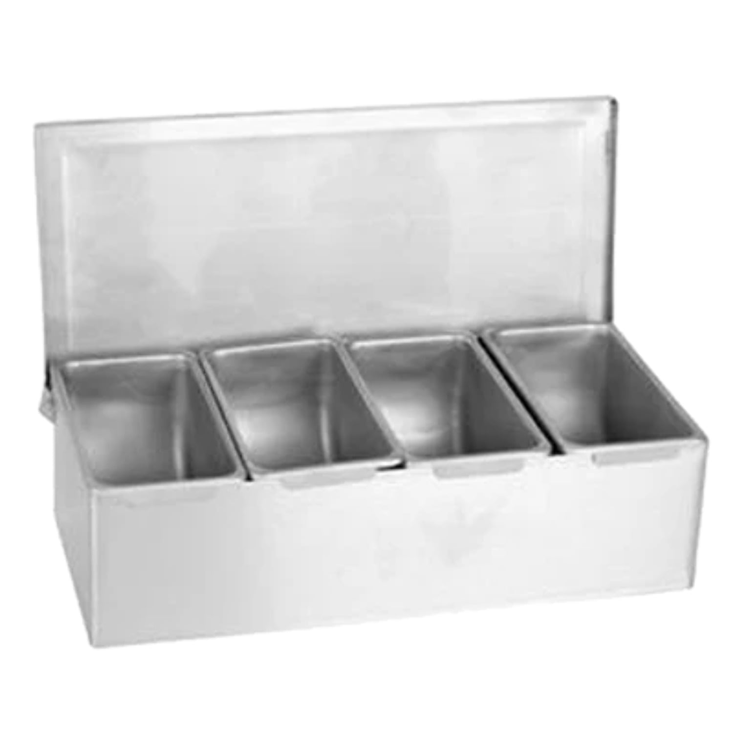 Excellante 4 section stainless steel condiment compartment, comes in ...