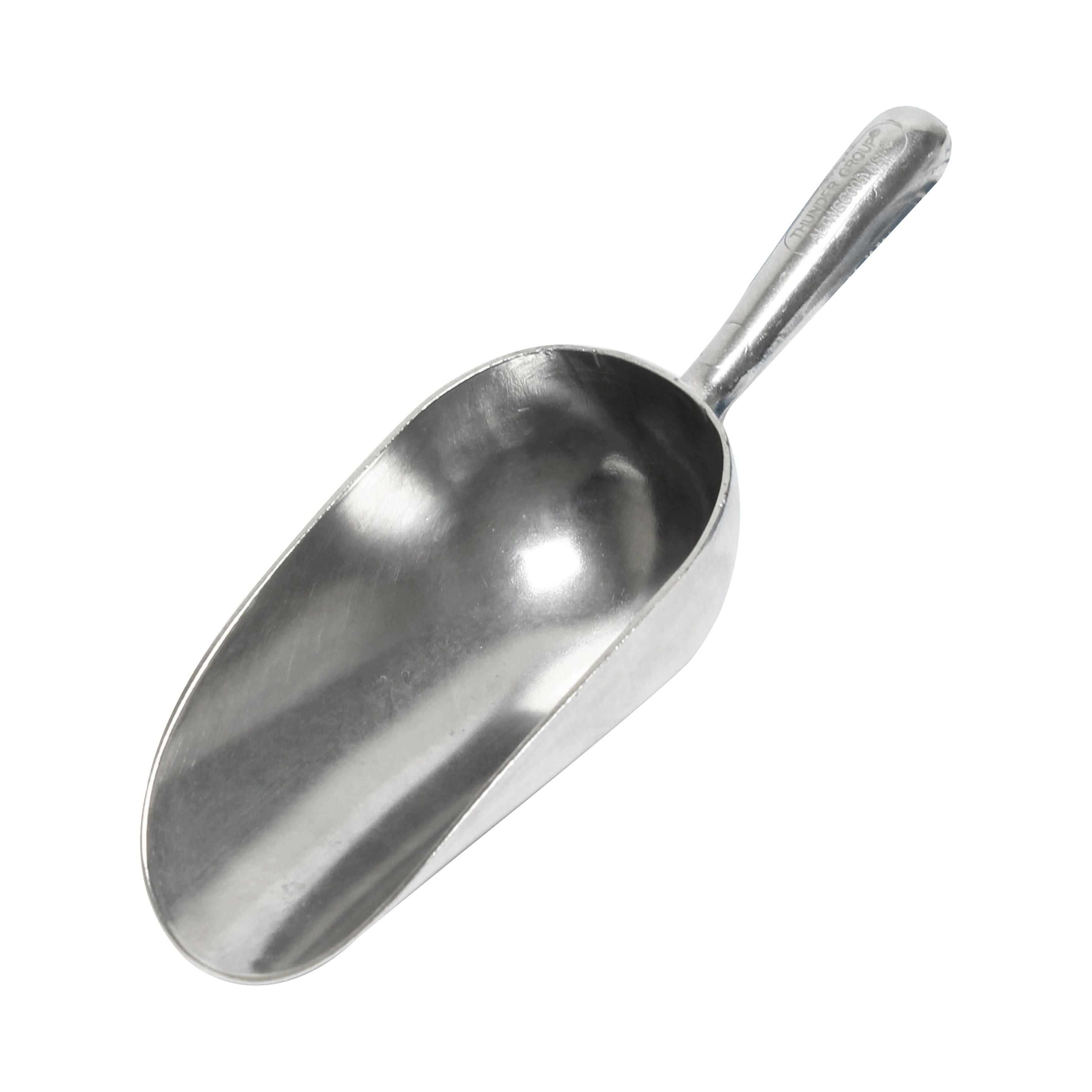 Excellante 5 oz Aluminum round bottom scoop, comes in each - Walmart.com