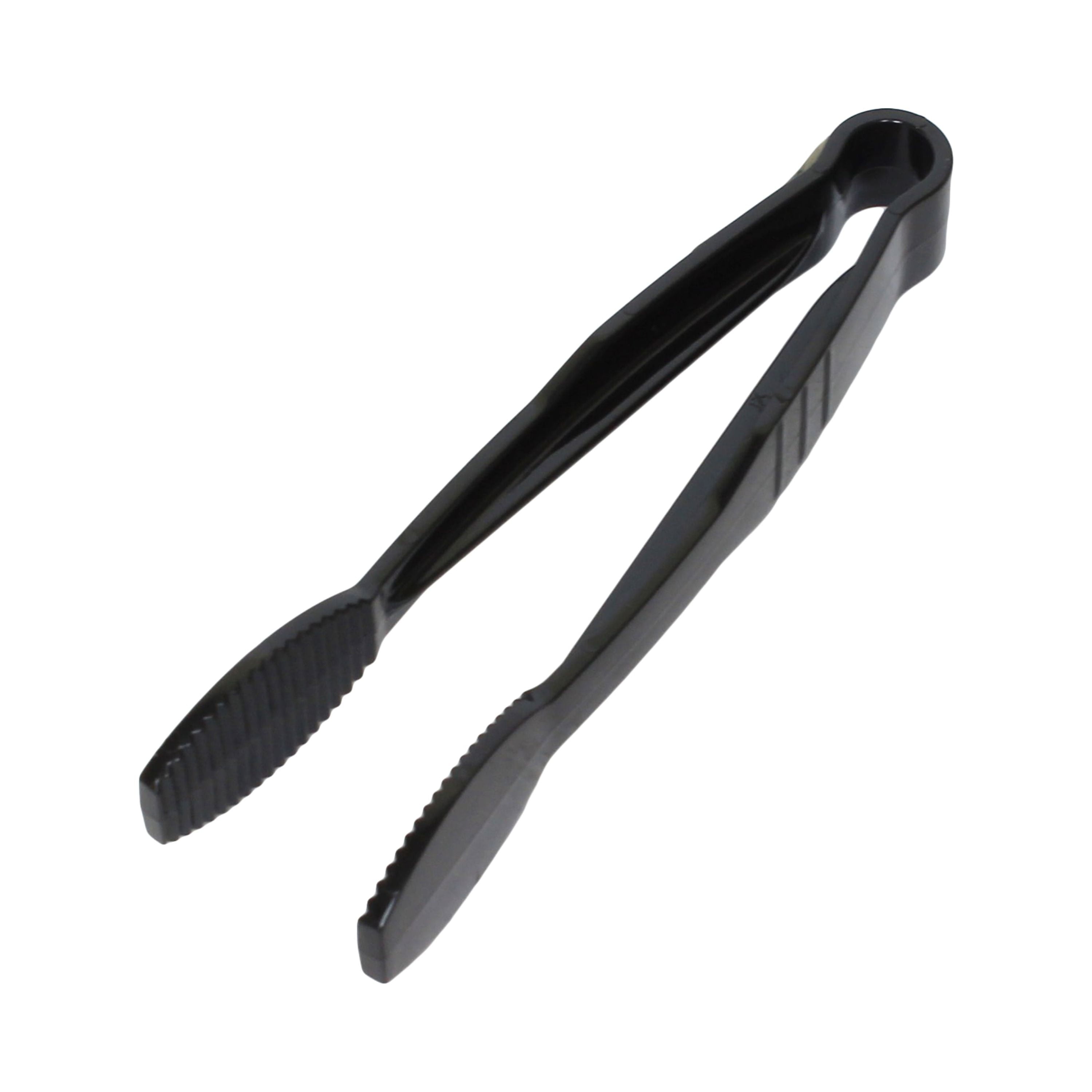Excellante 6" flat grip tong, polycarbonate, black color, comes in each ...