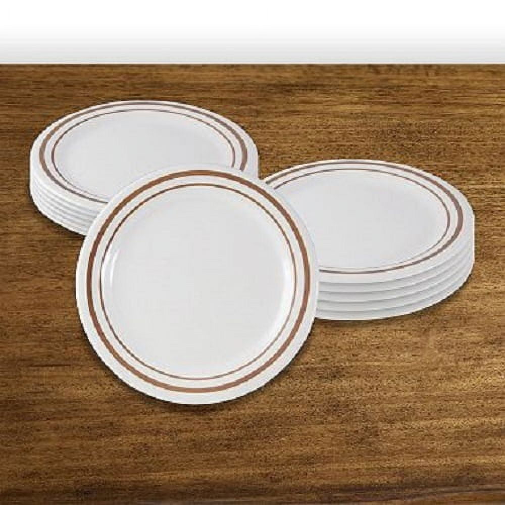 Excellante Arcadia melamine dinnerware collection 9 Inch Round Dinner ...