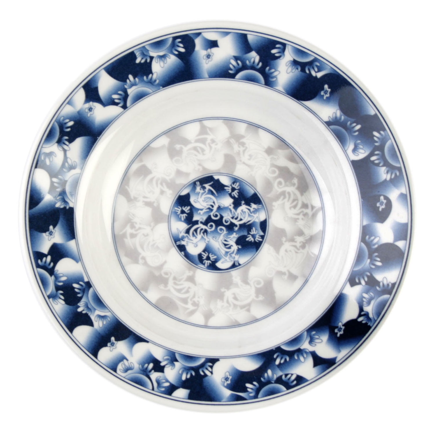 Excellante Blue Dragon Melamine Dinnerware Collection 12 oz., 10 3/8 ...