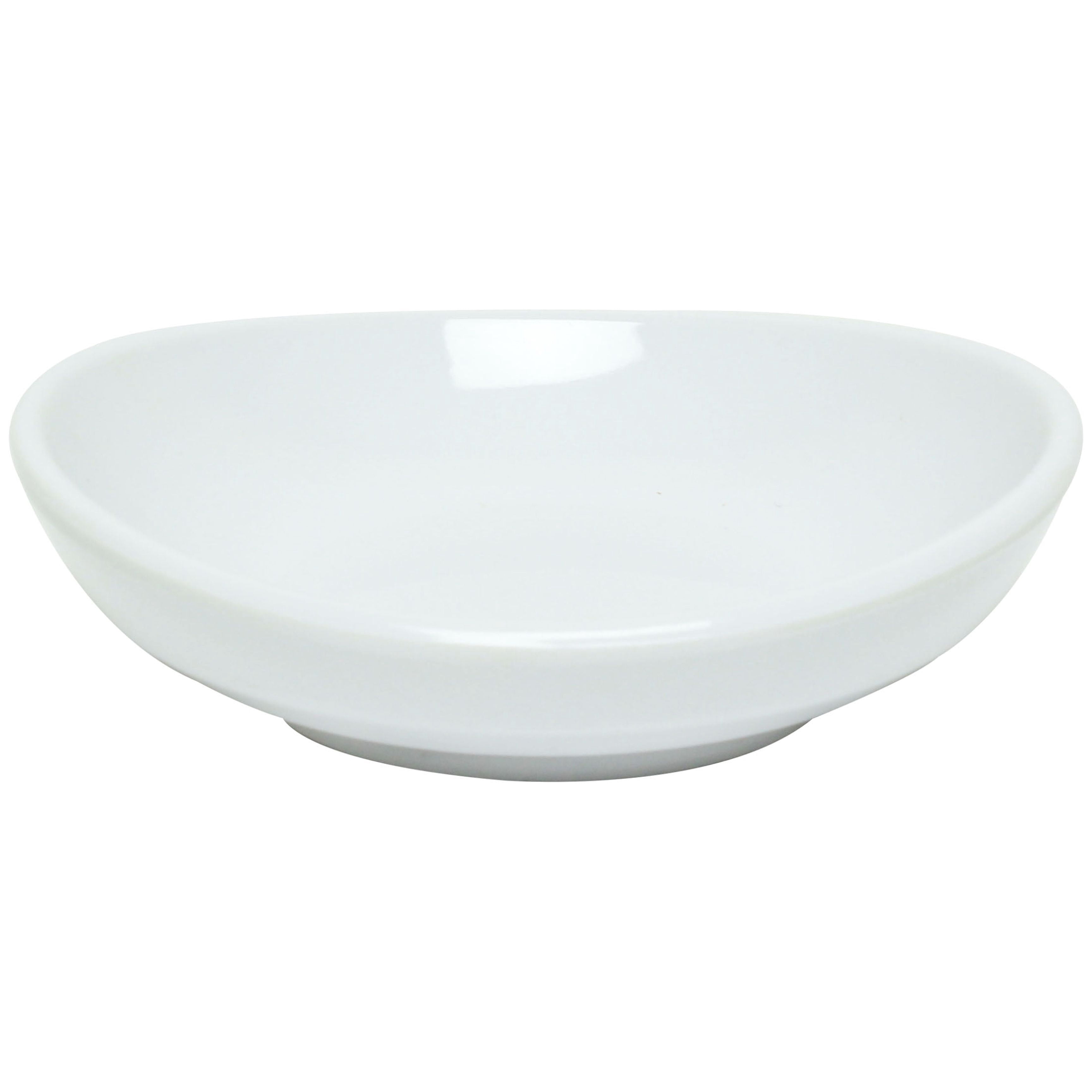 Excellante Classic white extra heavy weight melamine dinnerware ...