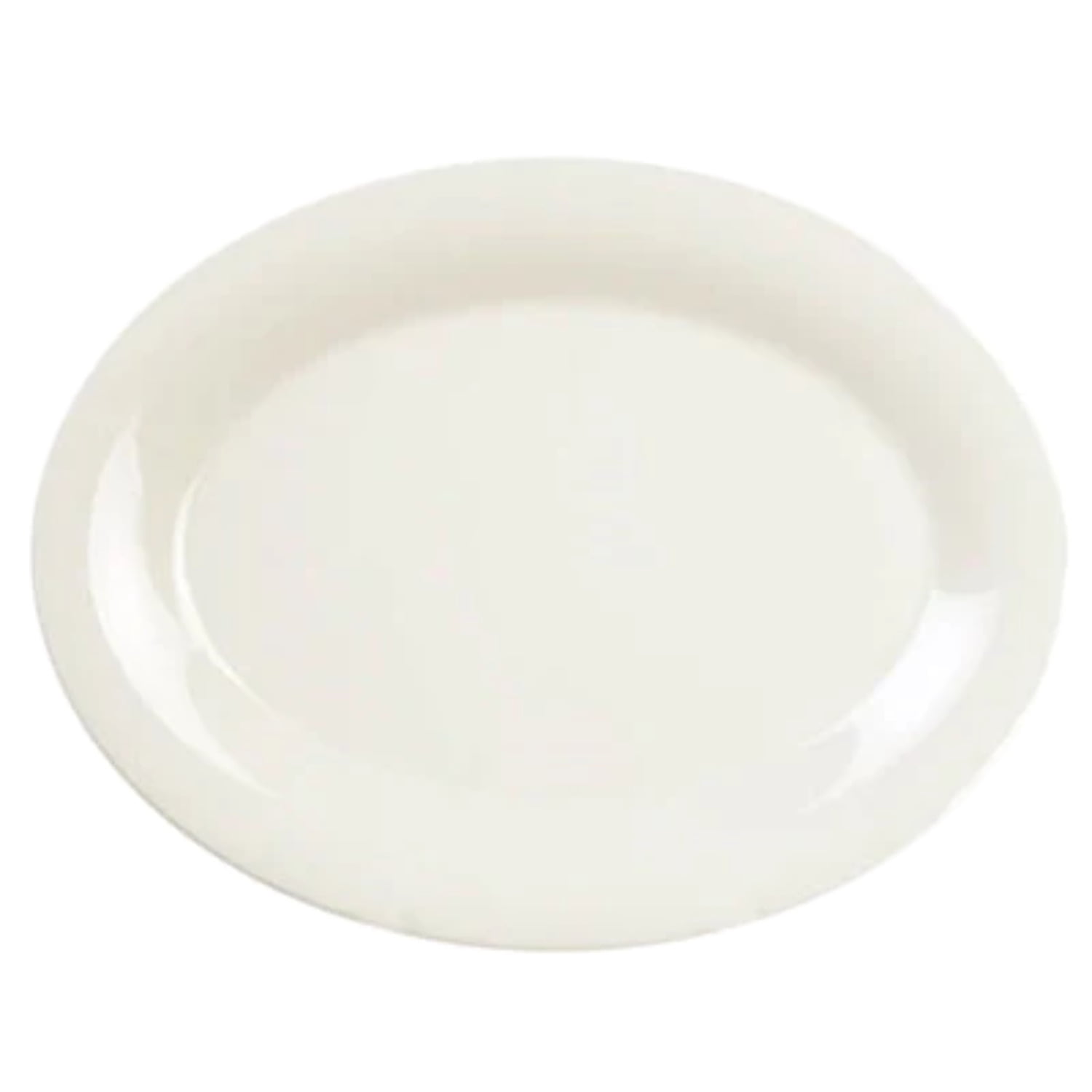 Excellante Color Ivory Melamine Dinnerware Collection 13 1/2" x 10 1/2 ...
