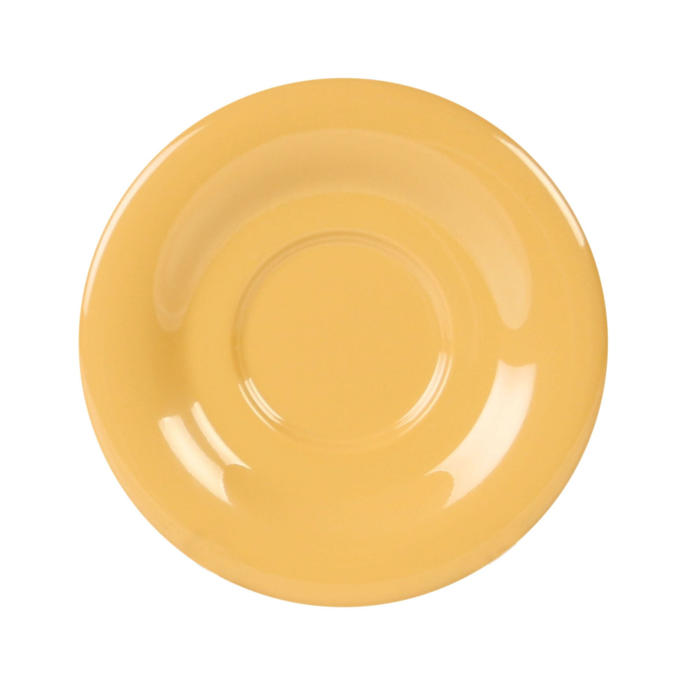 Excellante Color Yellow melamine dinnerware collection 5.5 inch saucer ...