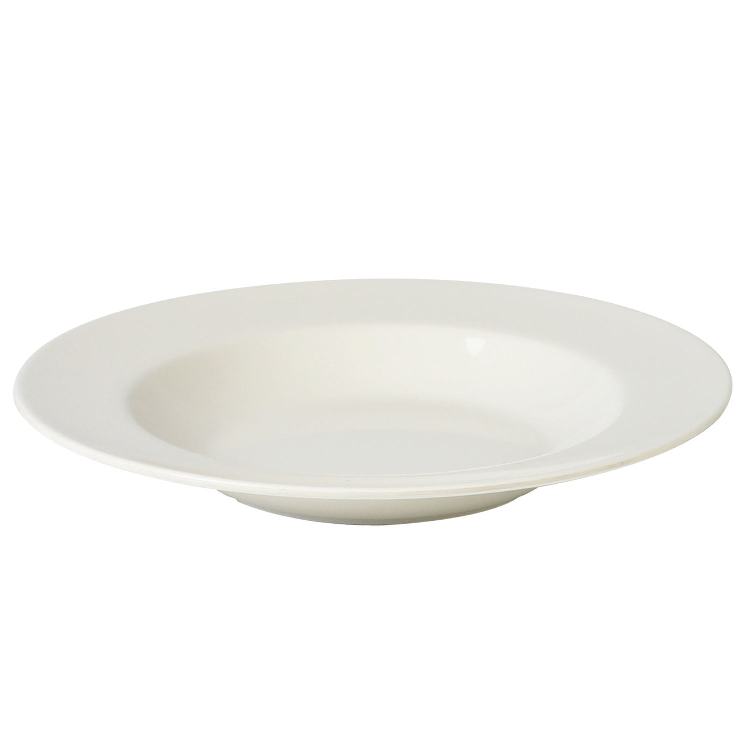 Excellante Color ivory melamine dinnerware collection 16 oz, 11 1/4 ...