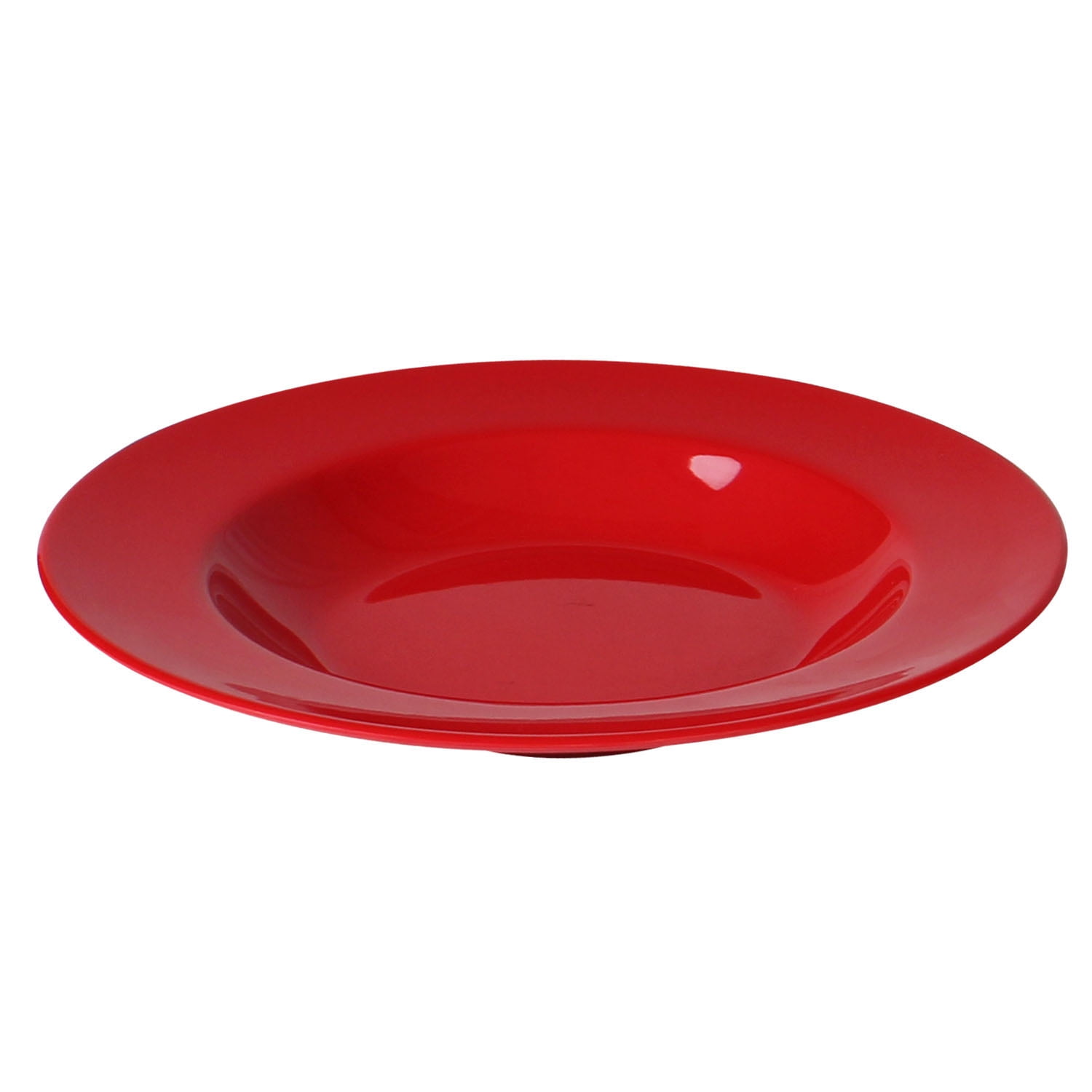 Excellante Color pure red melamine dinnerware collection 16 oz, 11 1/4 ...
