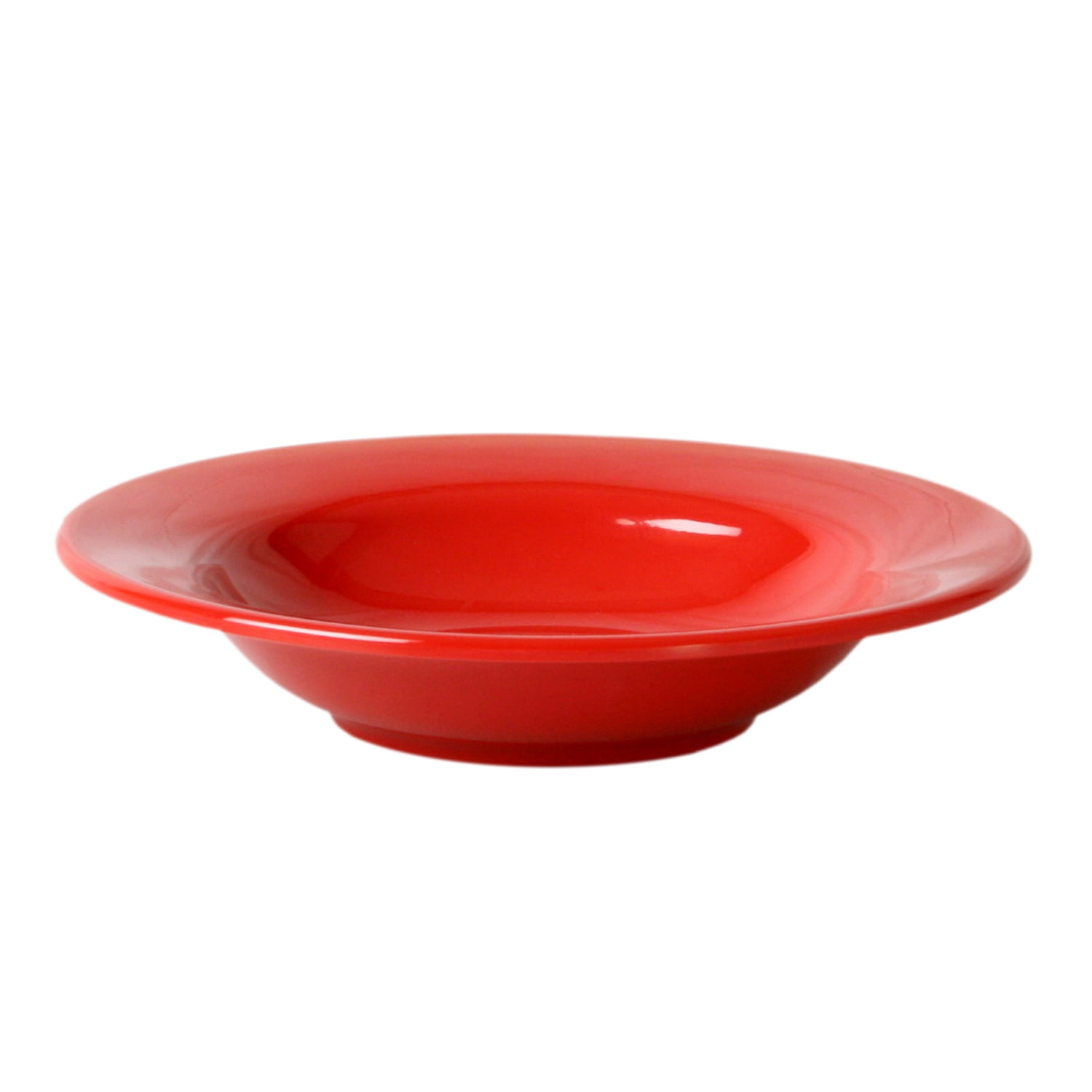 Excellante Color pure red melamine dinnerware collection 8 oz, 7 3/4 ...