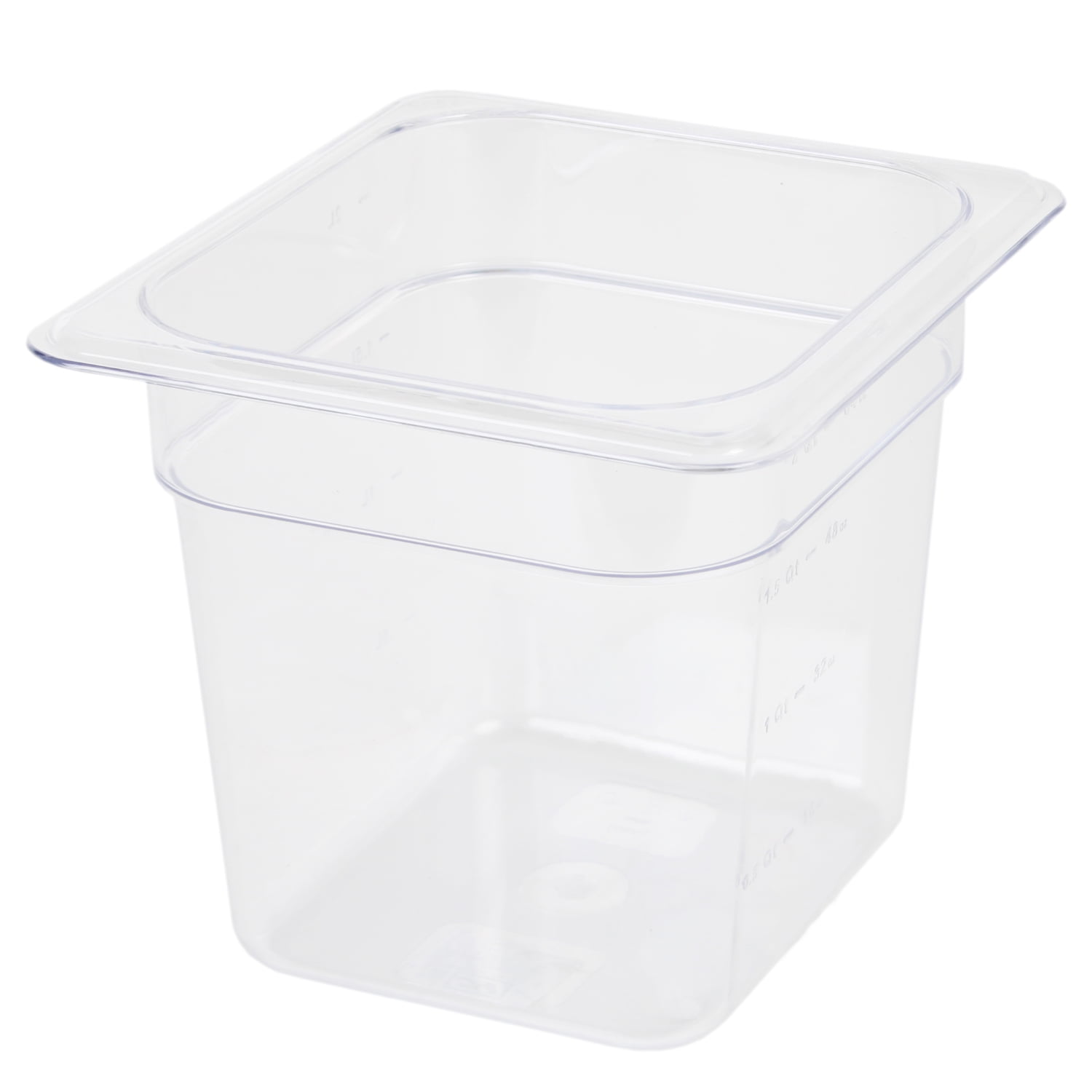 Excellante Sixth size 6 inch deep polycarbonate food pan, NSF certified ...