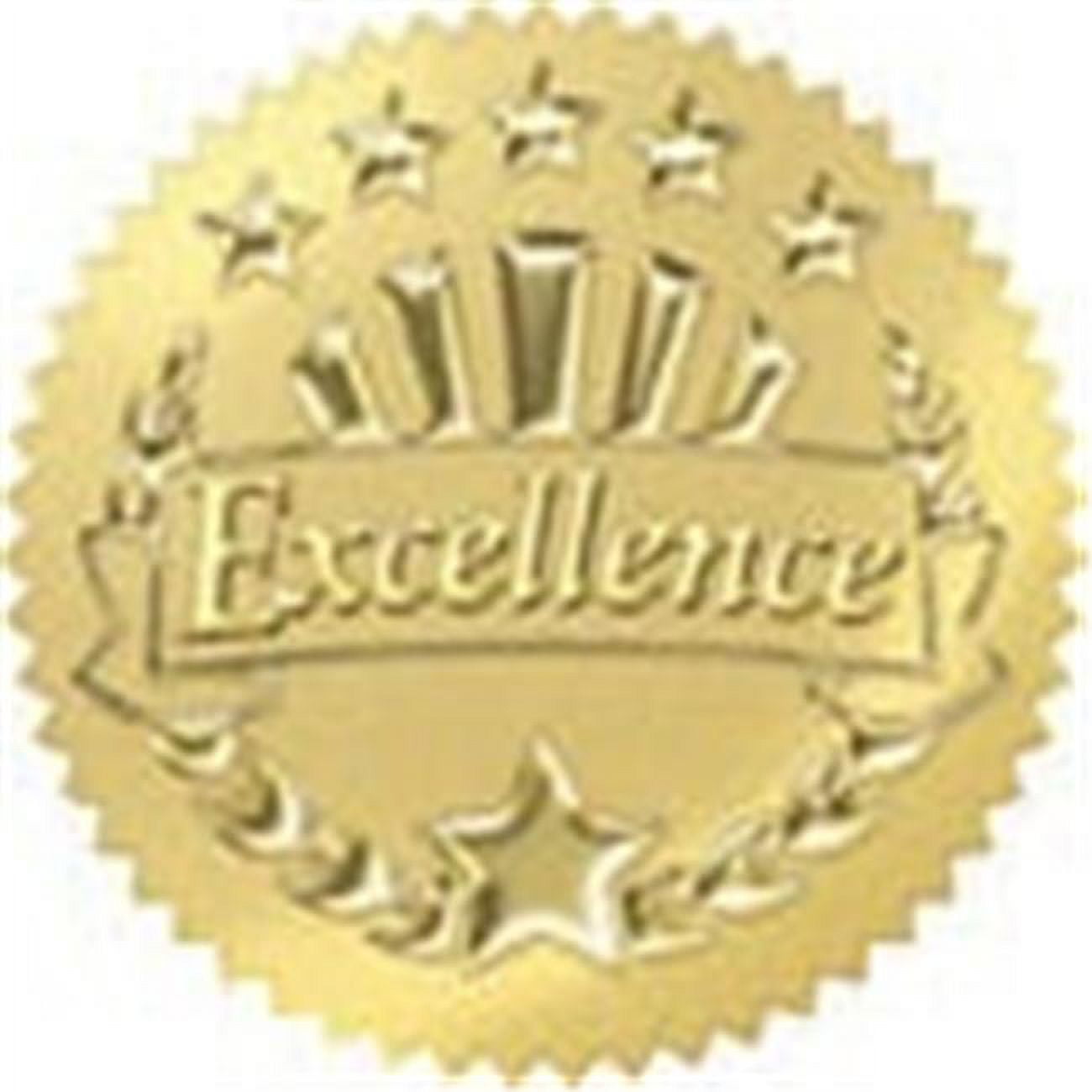 Excellence (Gold) Award Seals Stickers - Walmart.com