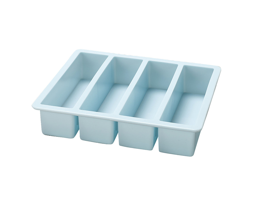 Excellent Ice Mould Flexible 4 Grids Long FDA Silicone - Blue - Walmart.com