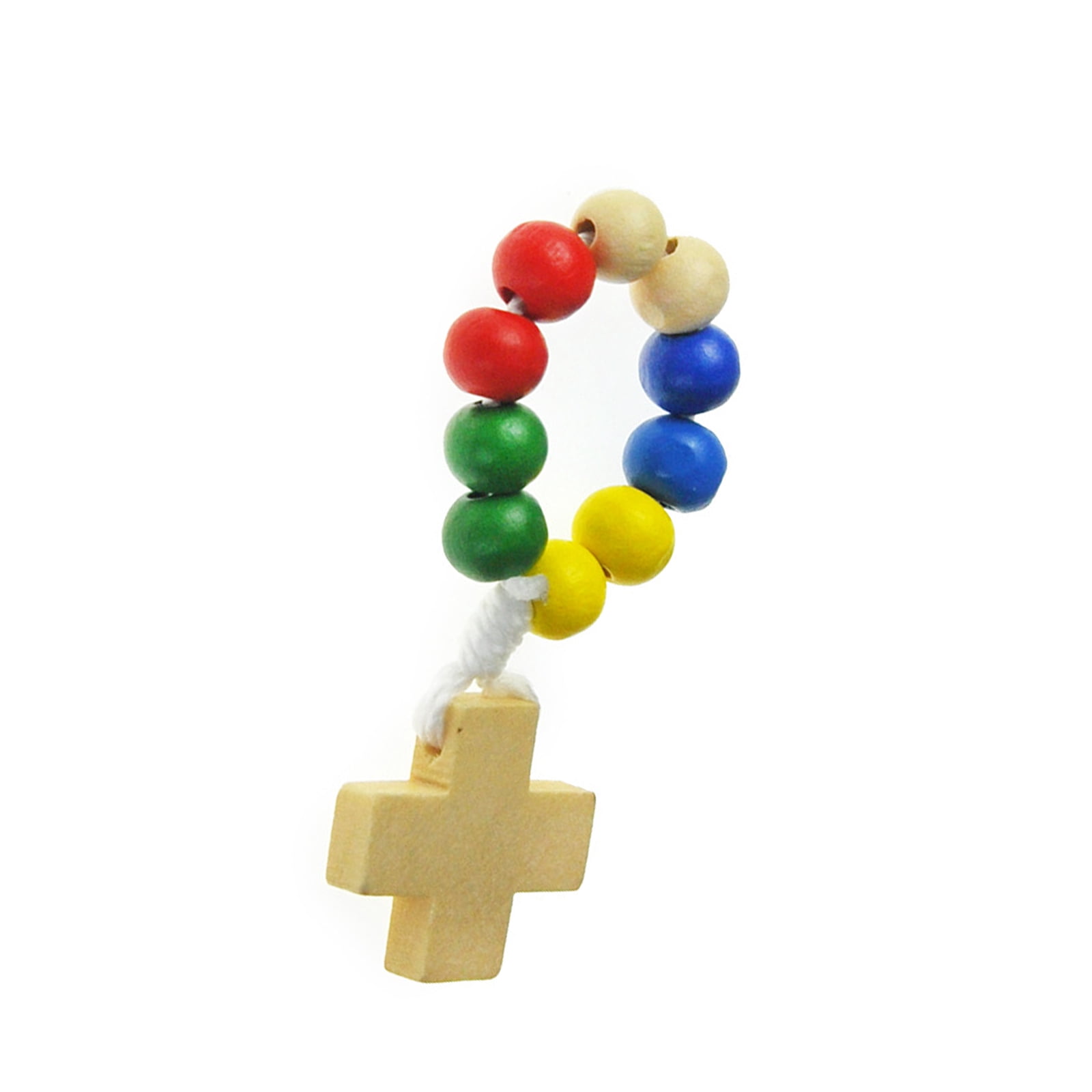 Excellent Present Natural Pine Bead Rosary Finger Chain Featuring ...