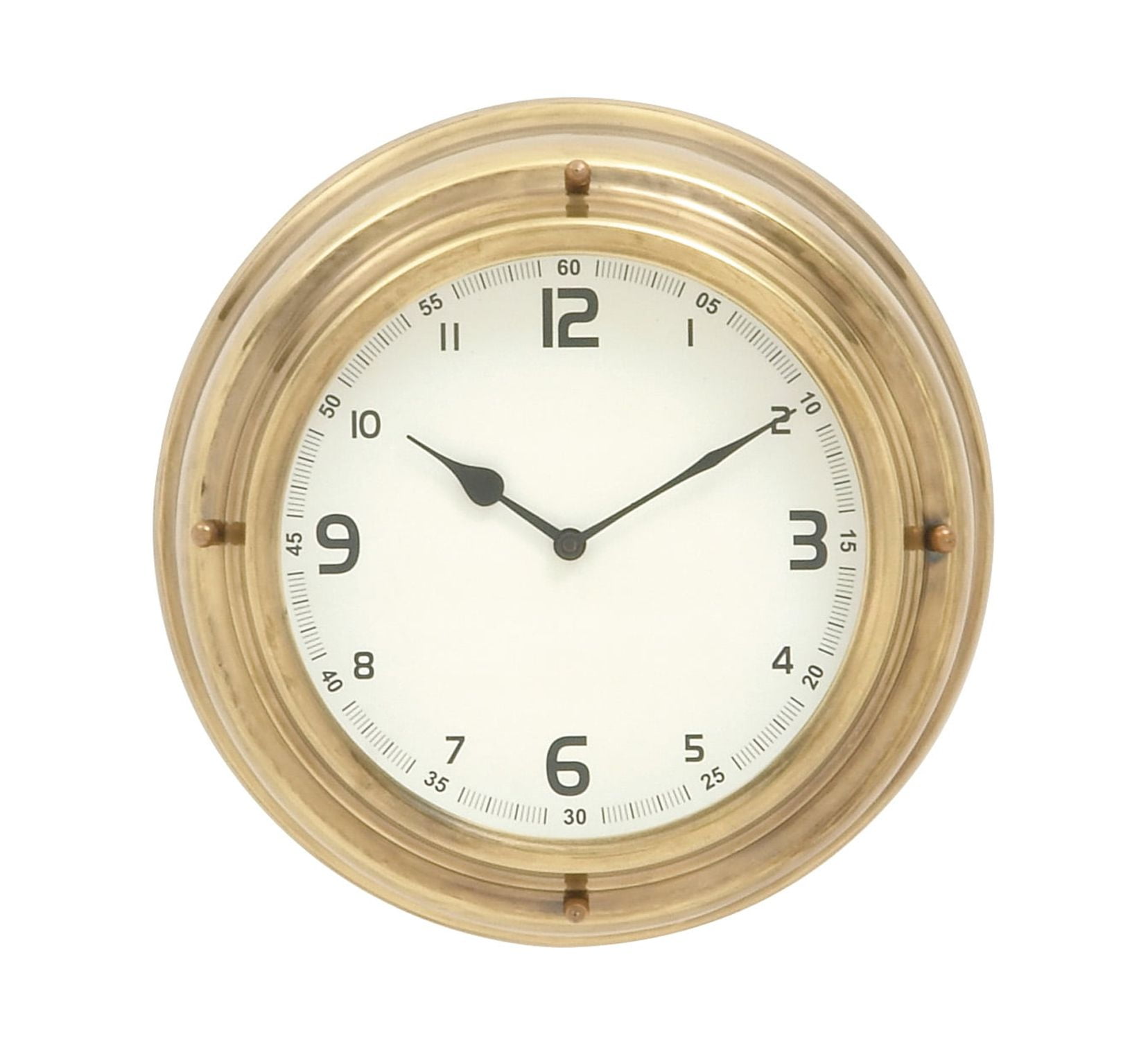 Excellent Stainless Steel Wall Clock - Walmart.com