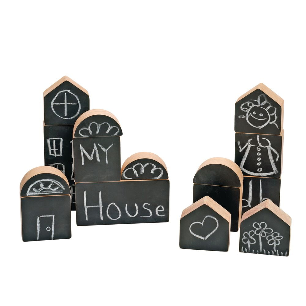 Excellerations Chalkboard Blocks - Set of 15 - Walmart.com