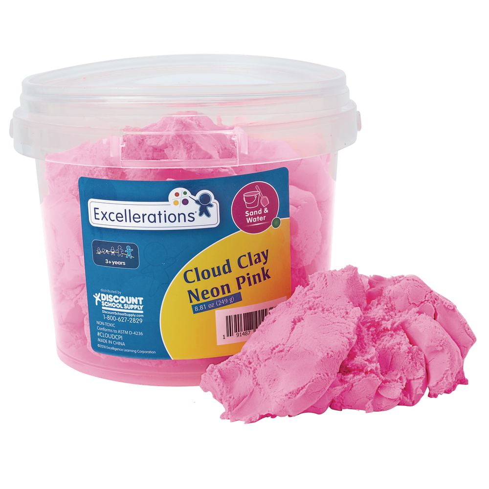 Excellerations Cloud Clay - Neon Pink - Walmart.com