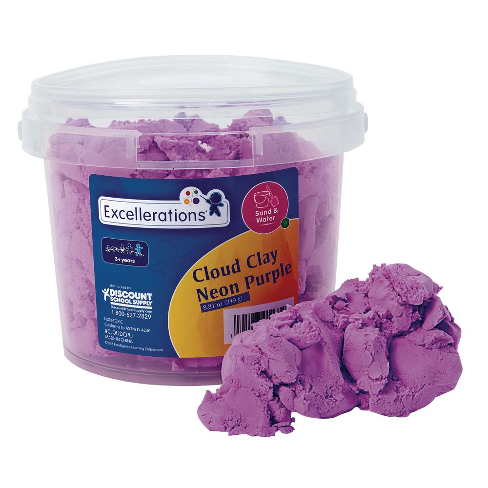 Excellerations Cloud Clay - Neon Purple - Walmart.com