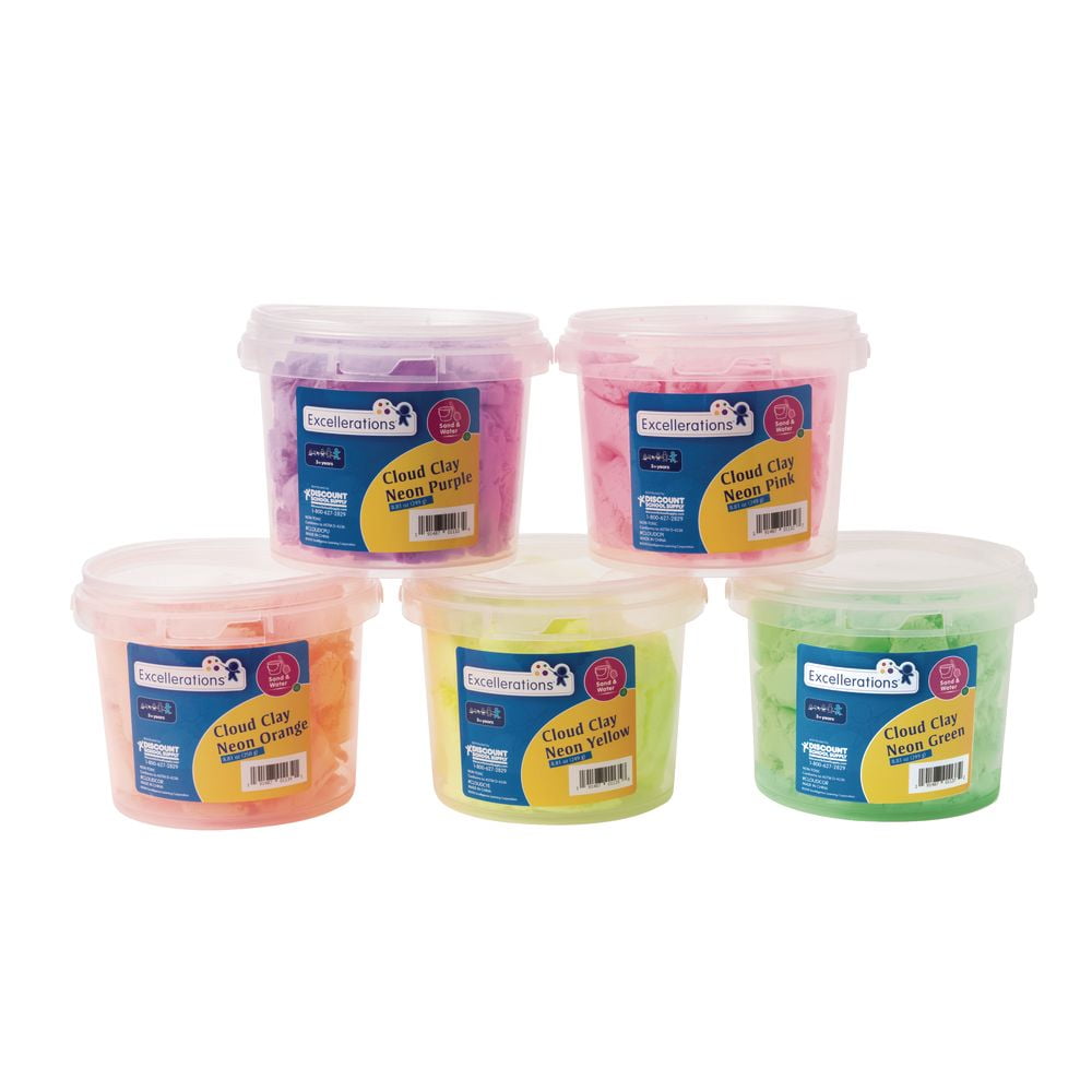 Excellerations Cloud Clay Set of 5 - Walmart.com