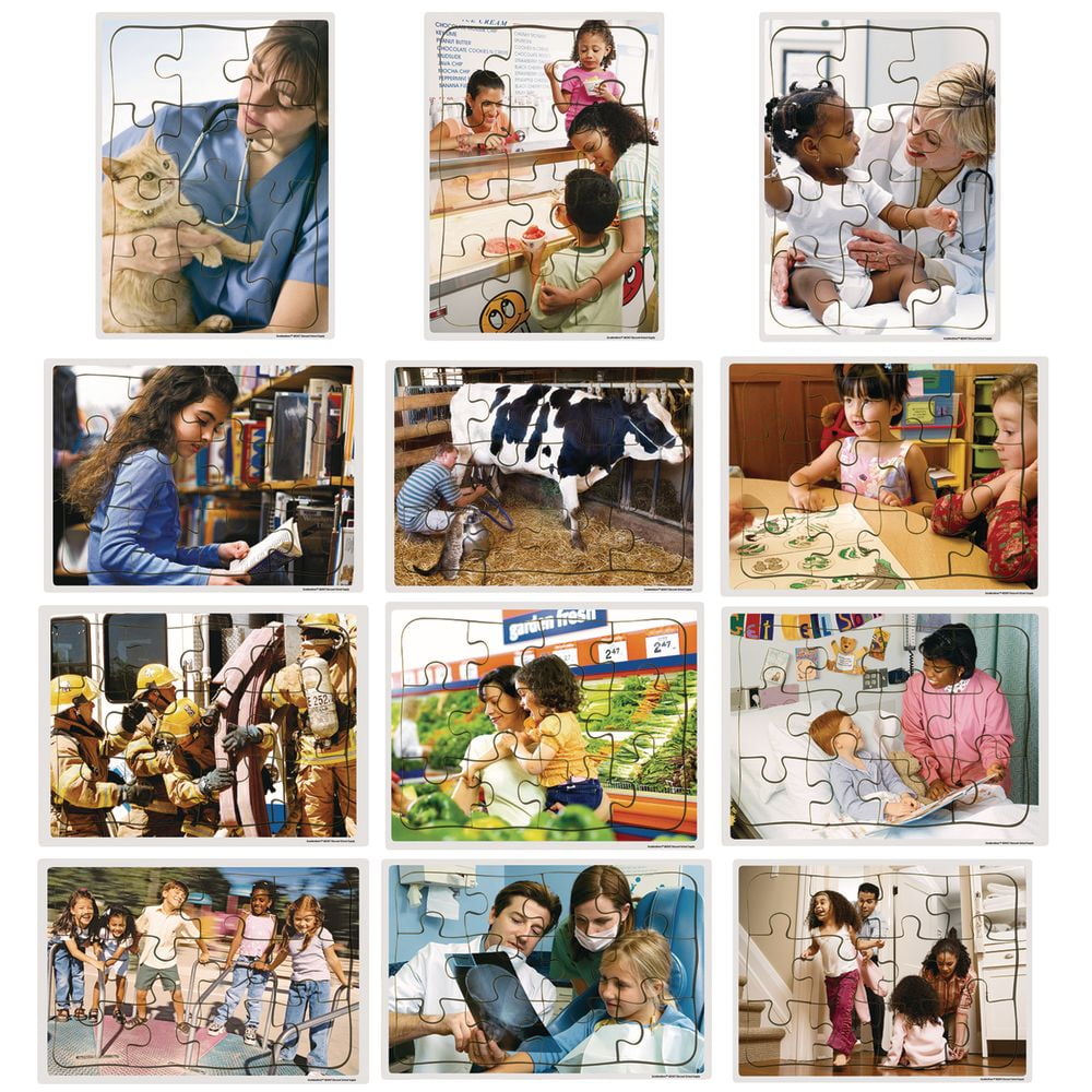 Excellerations Community Puzzles - Set of 12 - Walmart.com