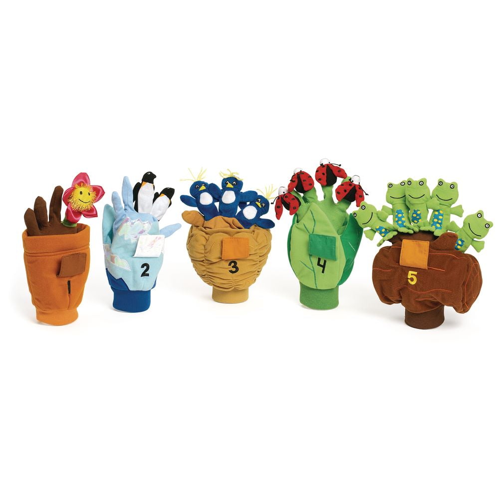 Excellerations Counting Pop-Up Puppets - Set of 5 - Walmart.com