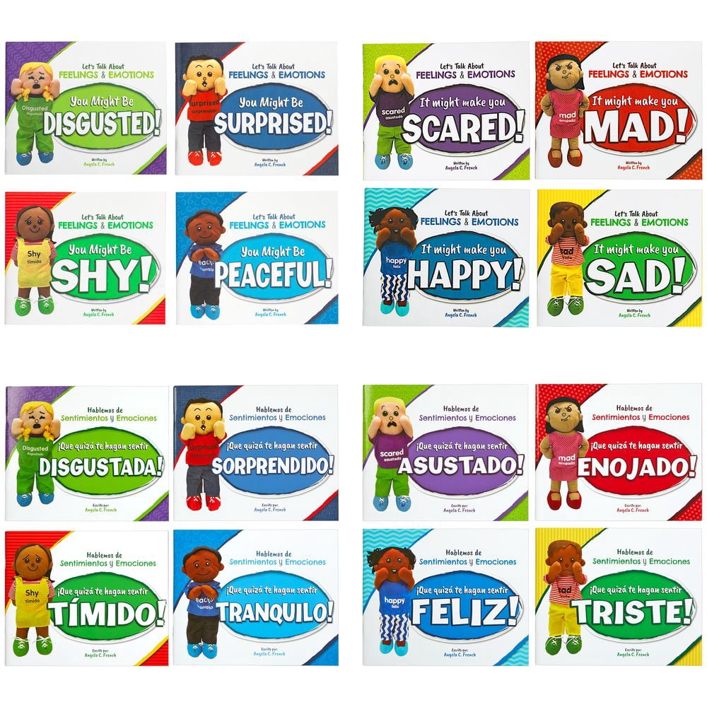 Excellerations English & Spanish Emotions Book Full Set - 16 books ...