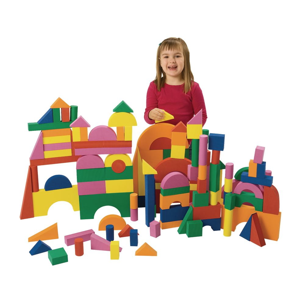 Excellerations Foam Unit Floor Blocks - 126 Pieces - Walmart.com