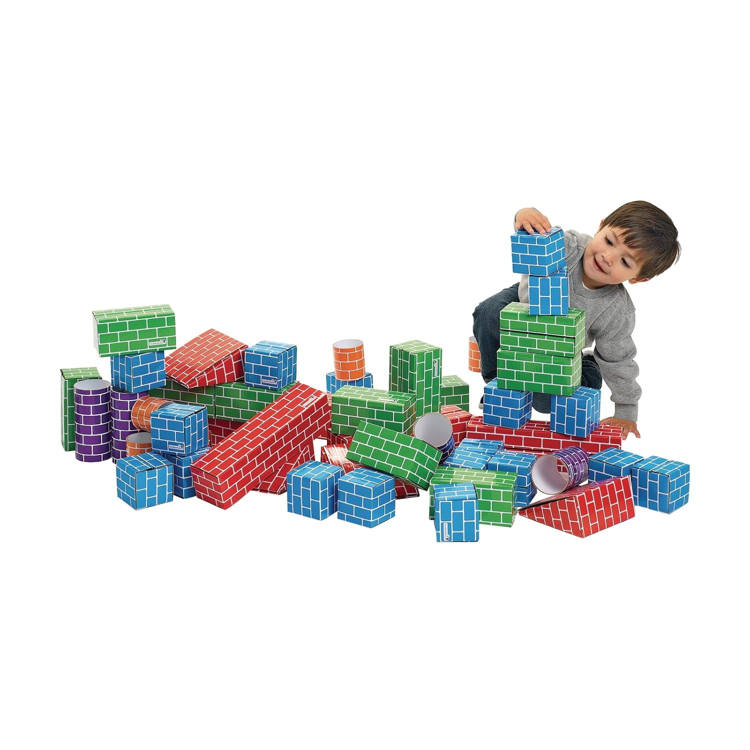 Excellerations Giant Building Bricks, Durable, Cardboard 3 inches L x ...