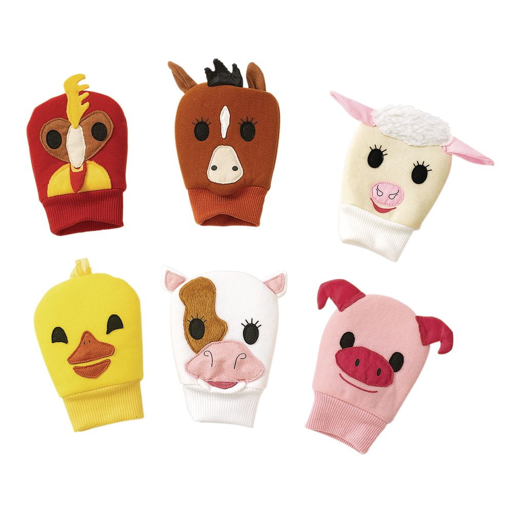 Excellerations Happy Hands Farm Puppets - Set of 6 - Walmart.com