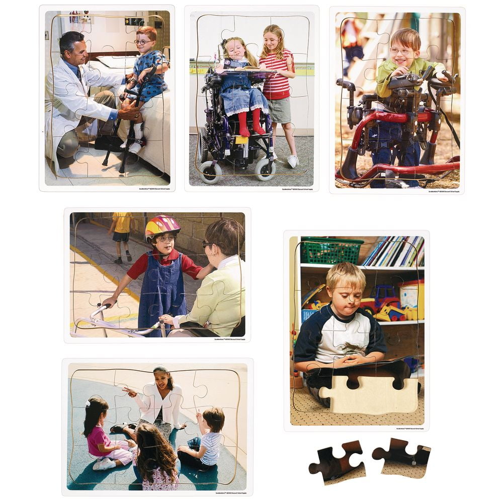 Excellerations Inclusion Puzzles - Set of 6 - Walmart.com
