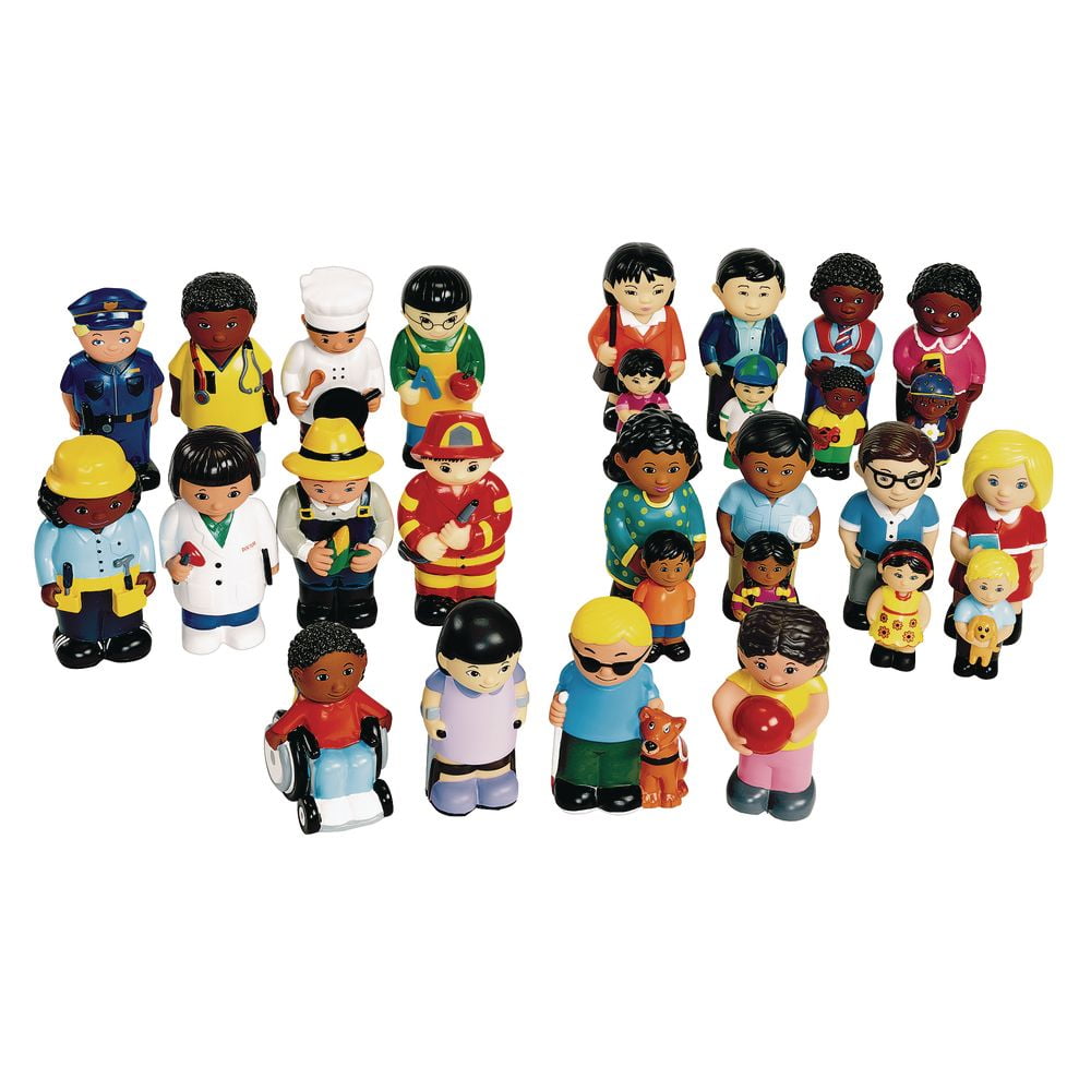 Excellerations Jumbo 8" Soft People - Set of 28 - Walmart.com