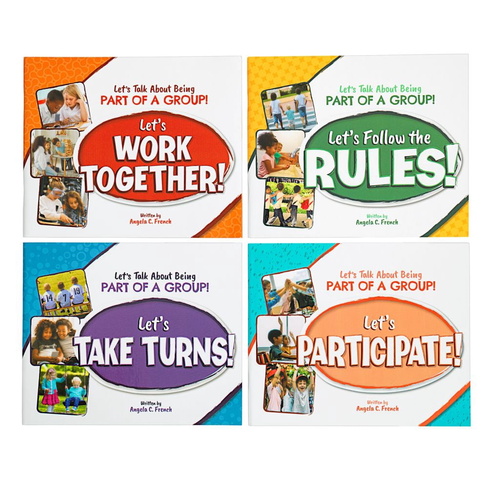 Excellerations Let?s Talk About Being Part of a Group Book Set - 4 ...