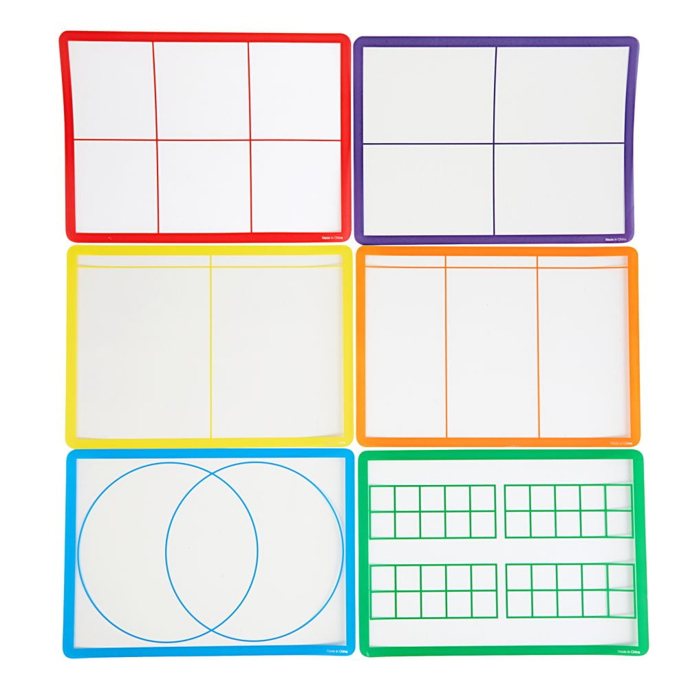 Excellerations Light Table Math Mats - Set Of 6 - Walmart.com