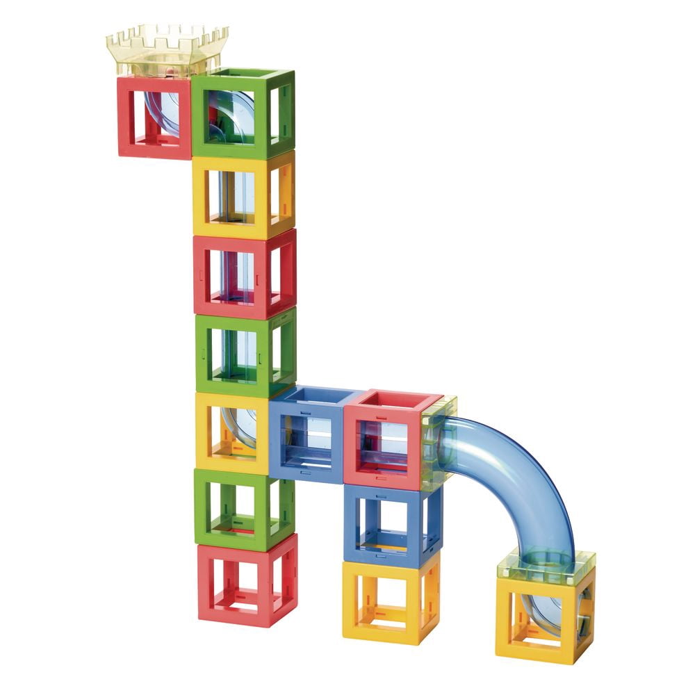 Excellerations Colored Magnetic Kids Toys - STEM Construction Ball Run ...