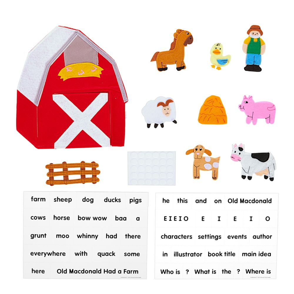 Excellerations Old MacDonald Felt Story Pieces - Walmart.com