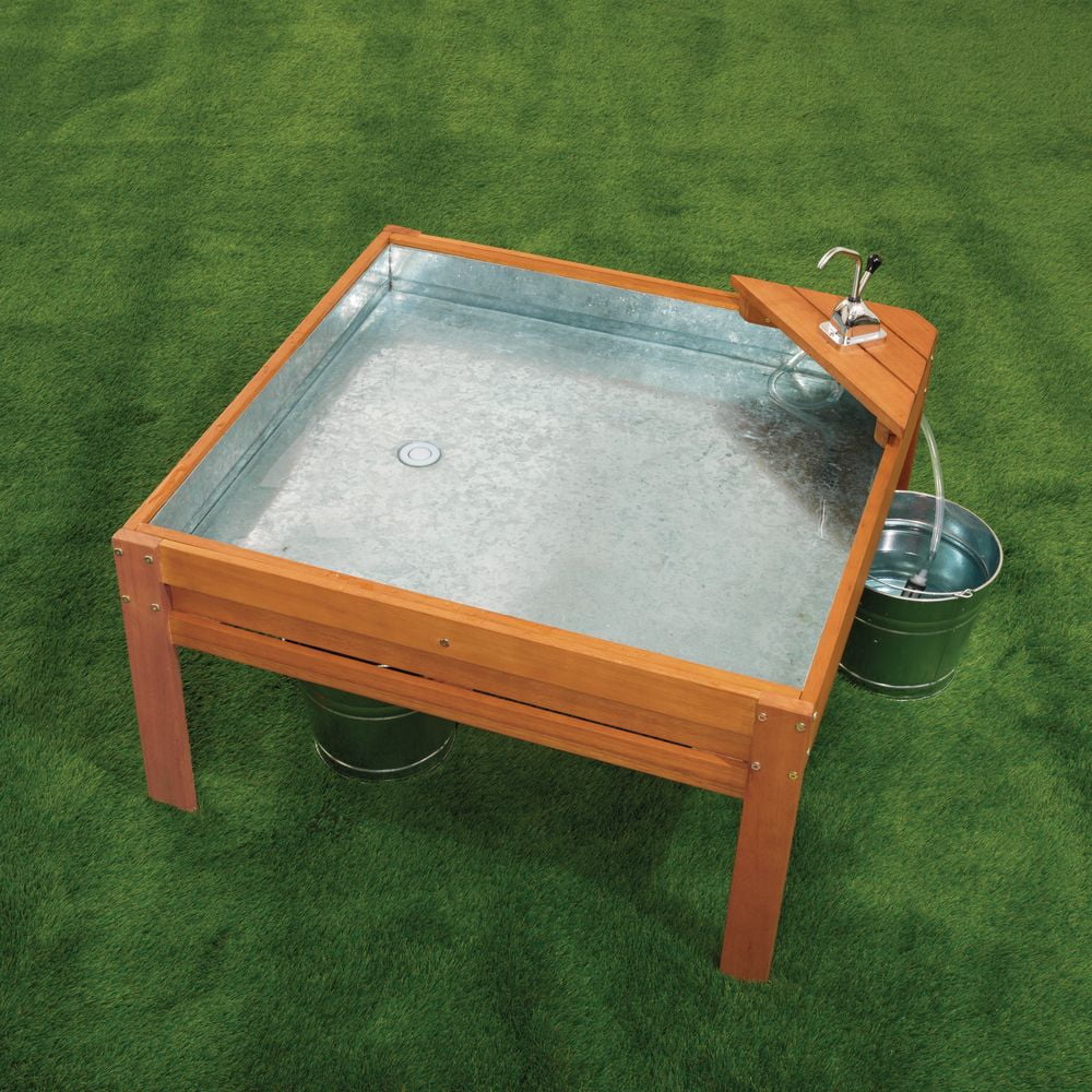 Excellerations Outdoor Panning Table With Pump - Walmart.com