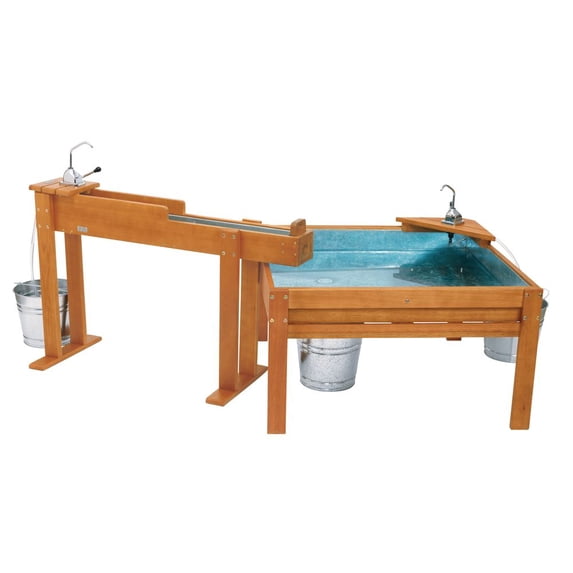 Excellerations Outdoor Water Trellis and Panning Table with Pumps ...