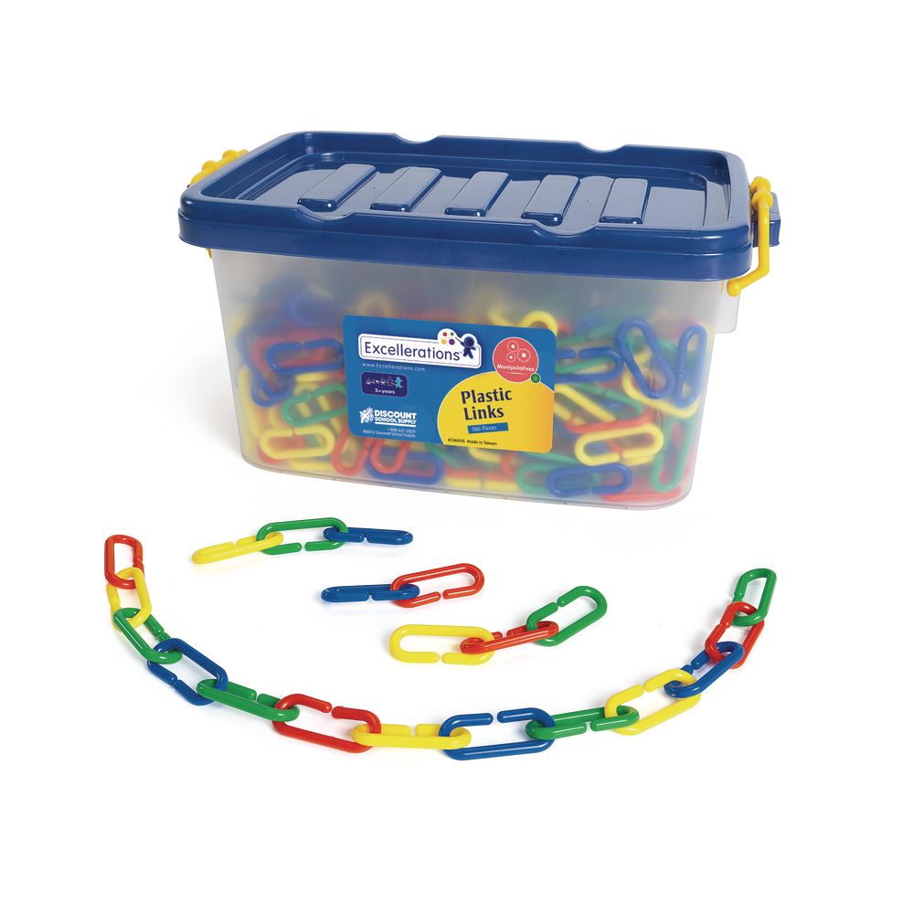Excellerations Plastic Links - 500 Pieces - Walmart.com