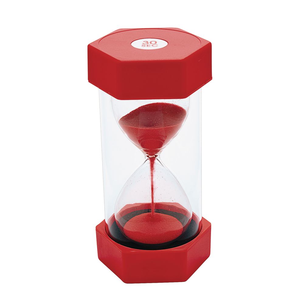 Excellerations Sand Timer - 30 Seconds, Red - Walmart.com