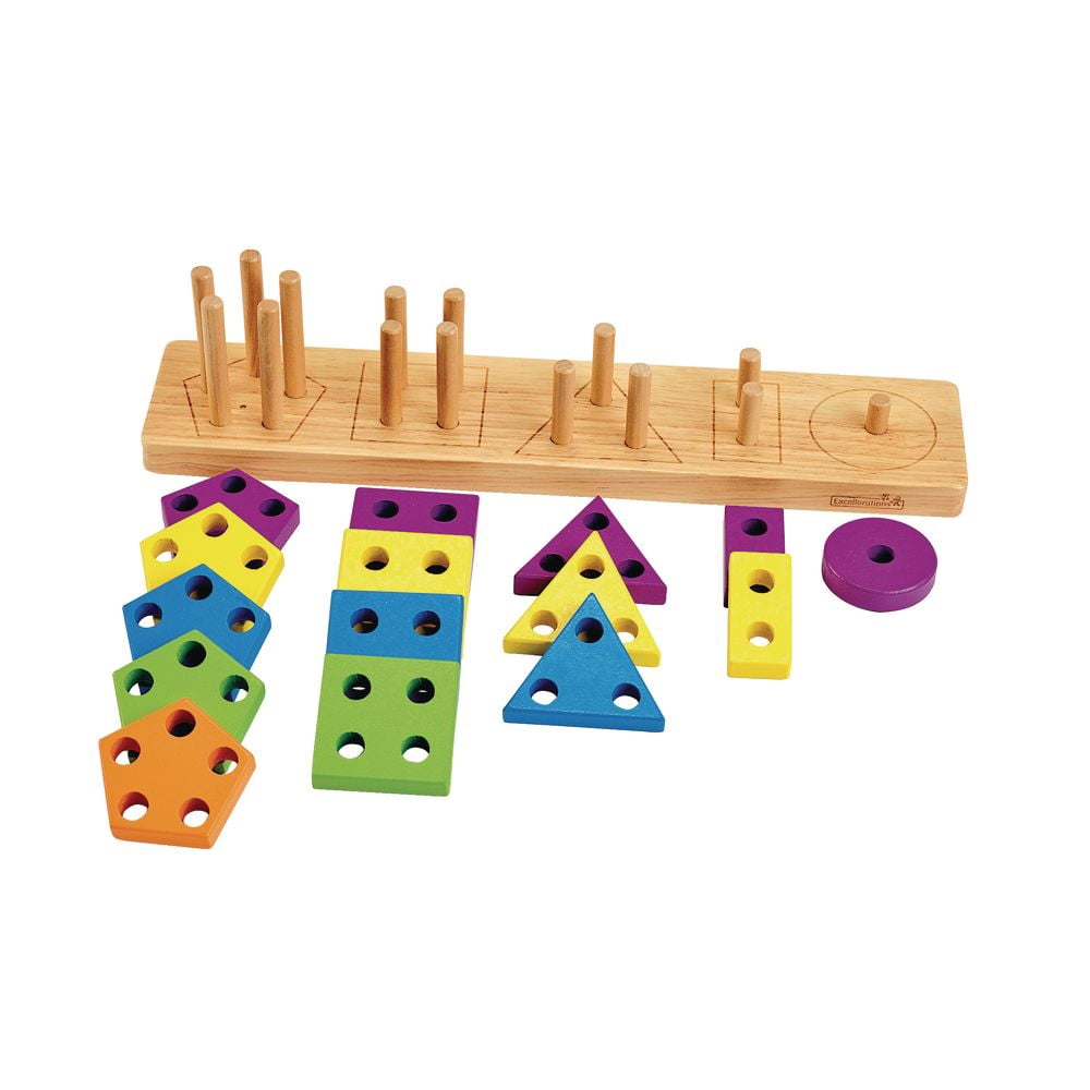 Excellerations Shape Sorter - 16 Pieces - Walmart Business Supplies