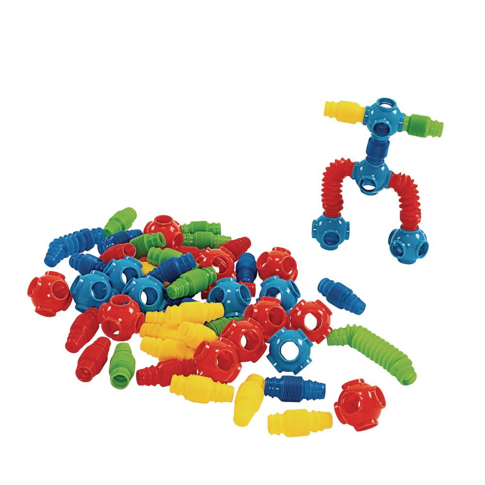 Excellerations Stretchy Tubes and Connectors - 60 Pieces - Walmart.com