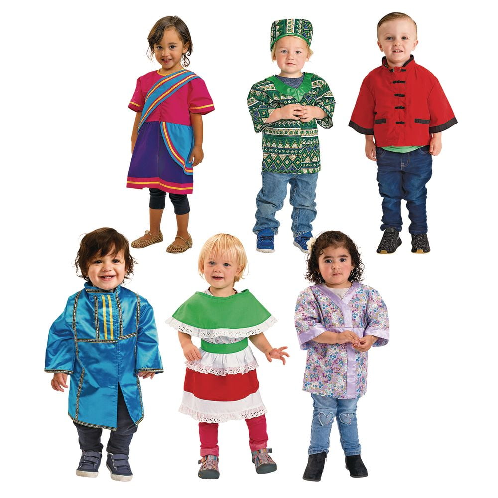 Excellerations Toddler Traditional Multicultural Clothing Set of 6 ...