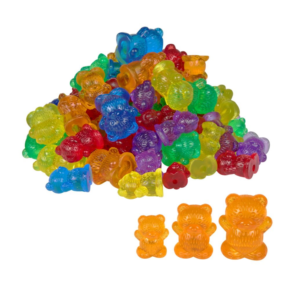 Excellerations Translucent Counting Bears - 90 Pieces - Walmart.com