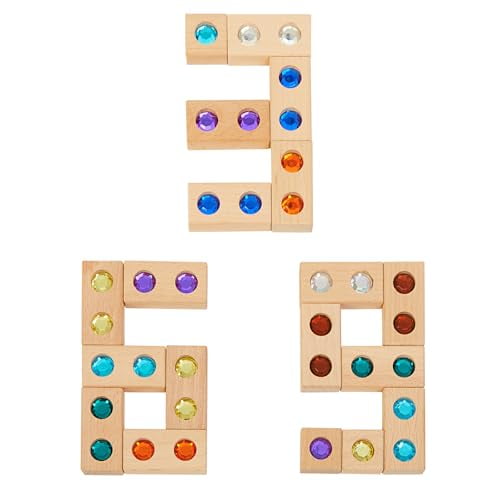 Excellerations Wooden Gem Blocks - Set of 50 with Tray - Walmart.com