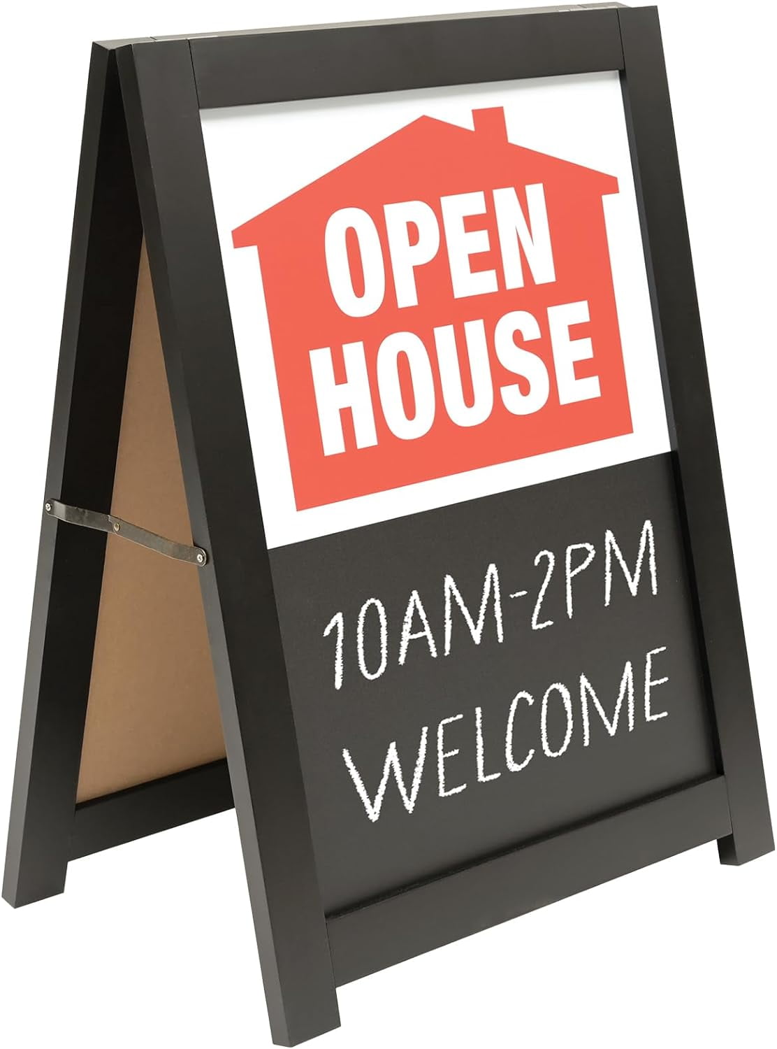 Excello Global Products 19"x25" Dual-Sided Open House A-Frame Sidewalk ...